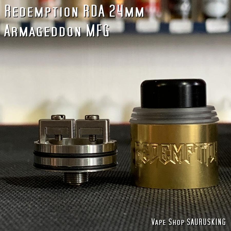 Redemption RDA 24mm Brass by Armageddon MFG *正規品*VAPE : SAURUSKINGヤフー店 ...