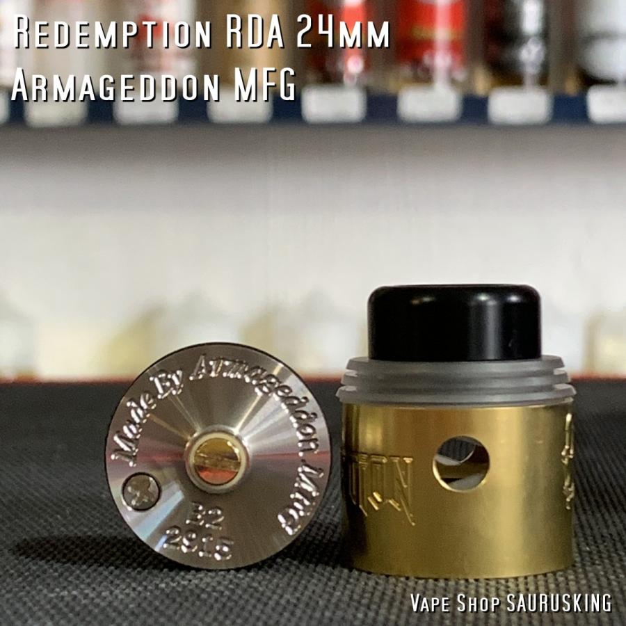 Redemption RDA 24mm Brass by Armageddon MFG *正規品*VAPE : SAURUSKINGヤフー店 ...