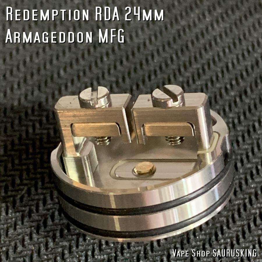 Redemption RDA 24mm Brass by Armageddon MFG *正規品*VAPE : SAURUSKINGヤフー店 ...