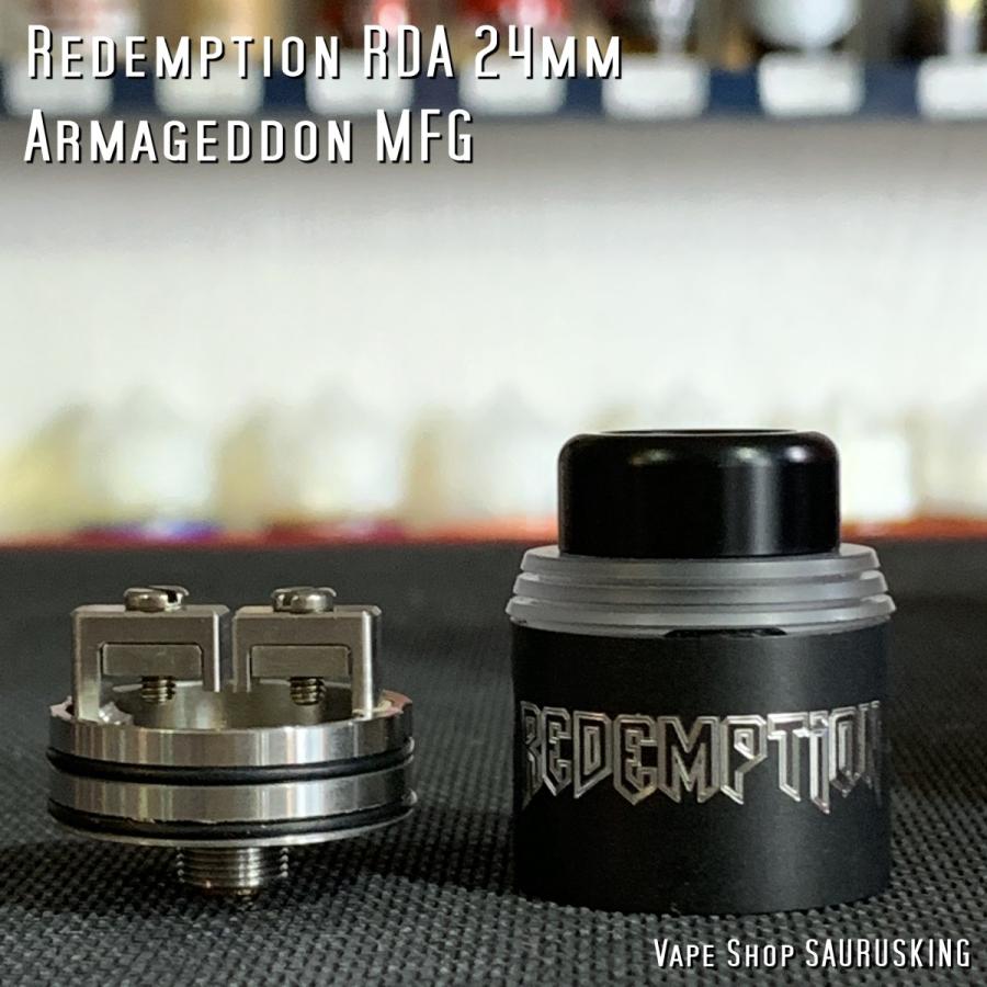 Redemption RDA 24mm Black by Armageddon MFG *正規品*VAPE : SAURUSKINGヤフー店 ...
