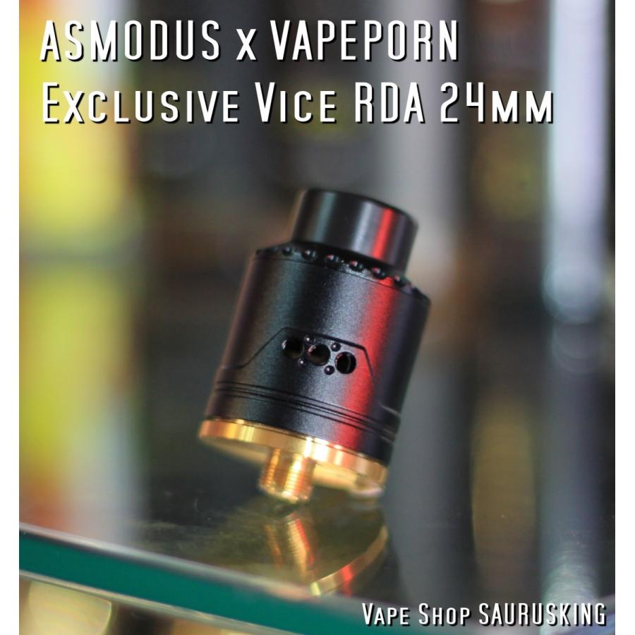 Asmodus X VAPEPORN Exclusive Vice RDA 24mm color:Black / アスモダス エクスクルーシブ ...