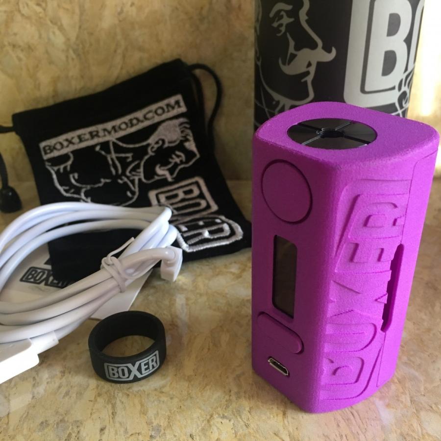 Boxer Mod Classic 167W DNA250 by Ginger Vaper / Purple ボクサー クラシック ...