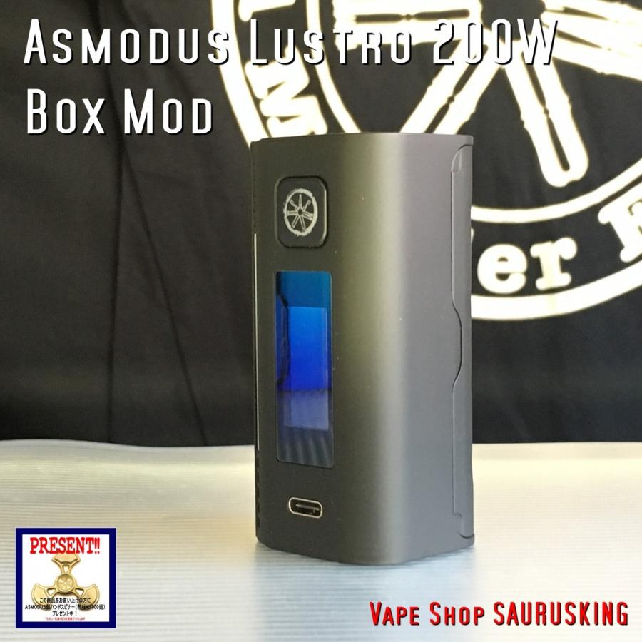 Asmodus Lustro 200W Box Mod color:Black / アスモダス ラストロ ブラック*正規品*VAPE BOX ...