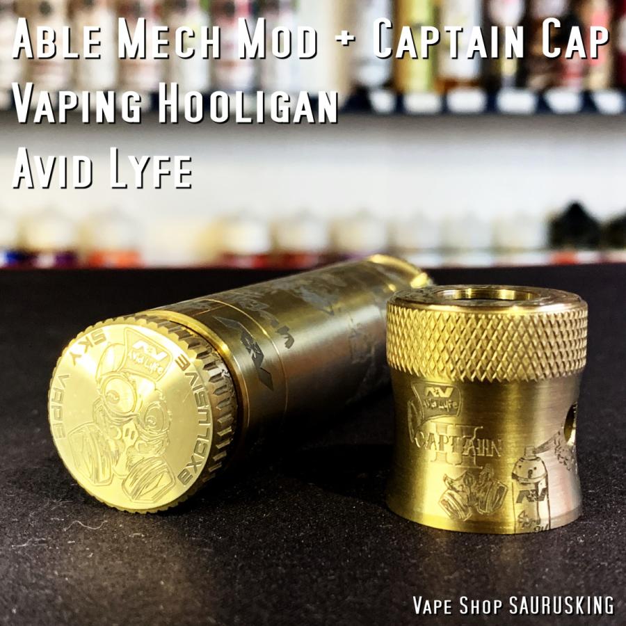 Avid Lyfe Vaping Hooligan [Brass] Able Mod Captain Cap set / アヴィッドライフ ...