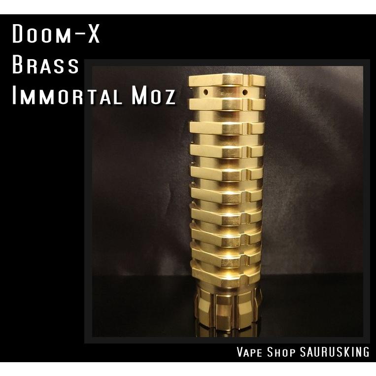 Doom X by Immortal Modz color:Brass / イモータルモッズ ドームX *正規品* VAPE Mod ...