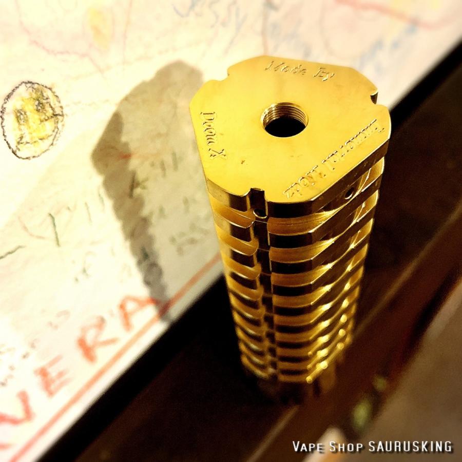 Doom X by Immortal Modz color:Brass / イモータルモッズ ドームX *正規品* VAPE Mod ...