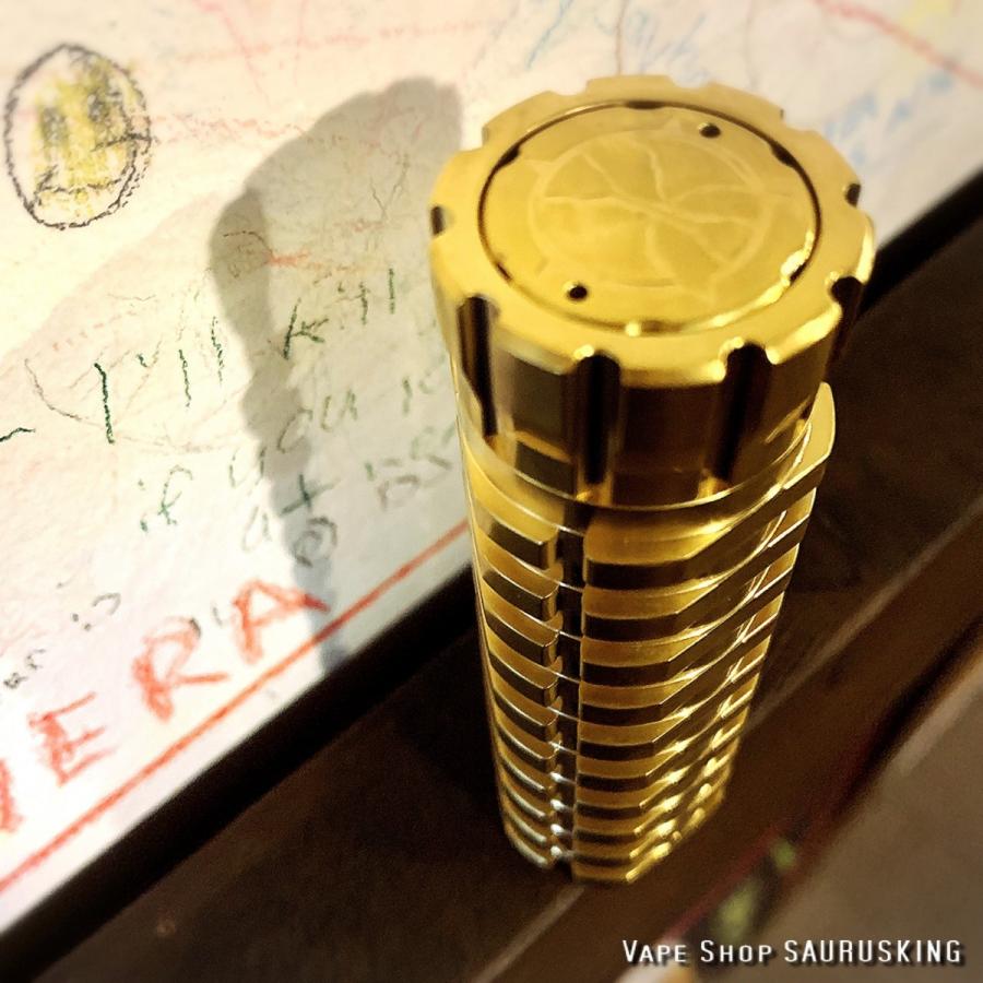 Doom X by Immortal Modz color:Brass / イモータルモッズ ドームX *正規品* VAPE Mod ...
