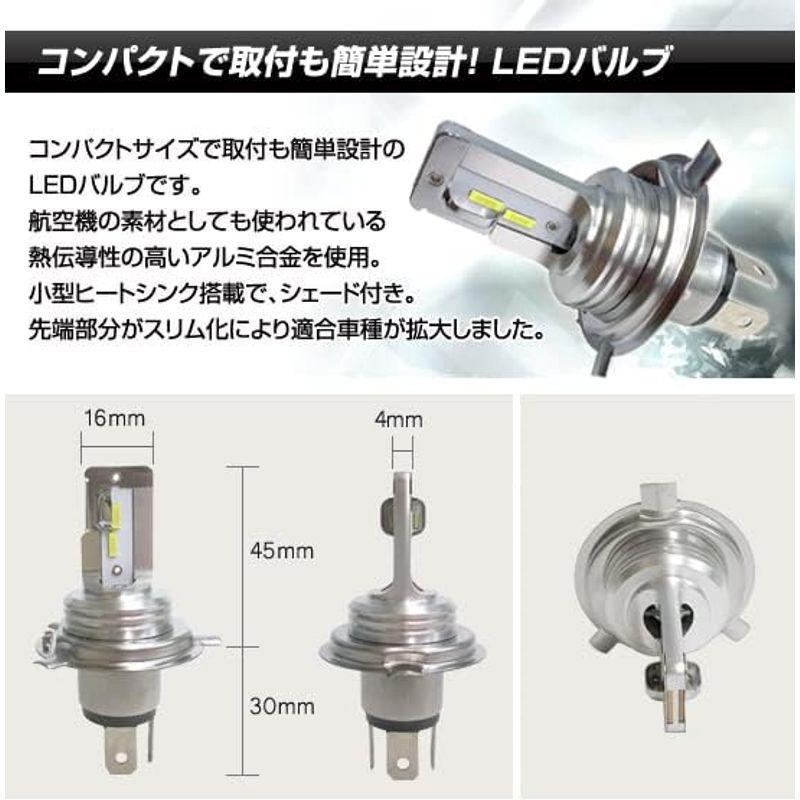 DELTA Direct (デルタダイレクト) MOTO LEDヘッドライト H4/HS1 6000k 1600lm DC12V専用 (D- :20231128214901-01797:サボイ ...
