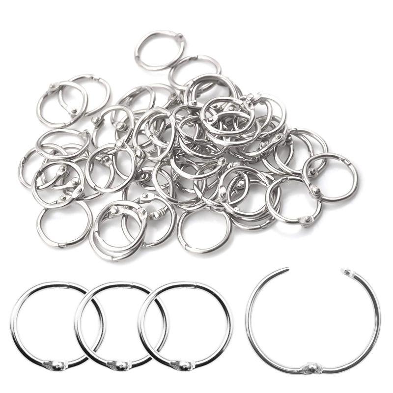 YFFSFDC カードリング 100個入り内径30mm ルーズリーフリング 鉄製 リング シルバートーン メタル : サボイア - 通販 - Yahoo!ショッピング