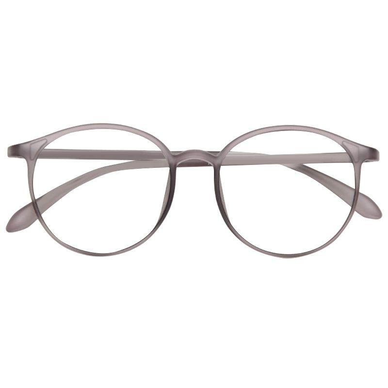 Dollger ブルーライトカットメガネ 度なし ブルーライトカット PCメガネ おしゃれ 丸いメガネ 超軽量13g グレー : 20231218080709-00837 : サボイア ...