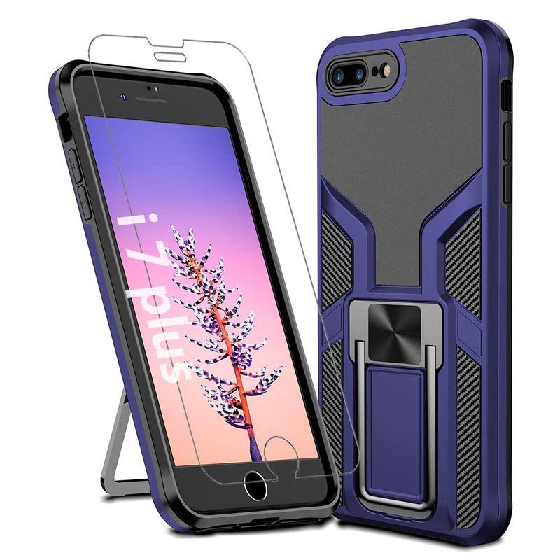 iPhone 8Plus 7Plus ケース アイフォン 8プラス スマホケース + 7プラス リング スタンド機能 付き 携帯 : サボイア - 通販 - Yahoo!ショッピング