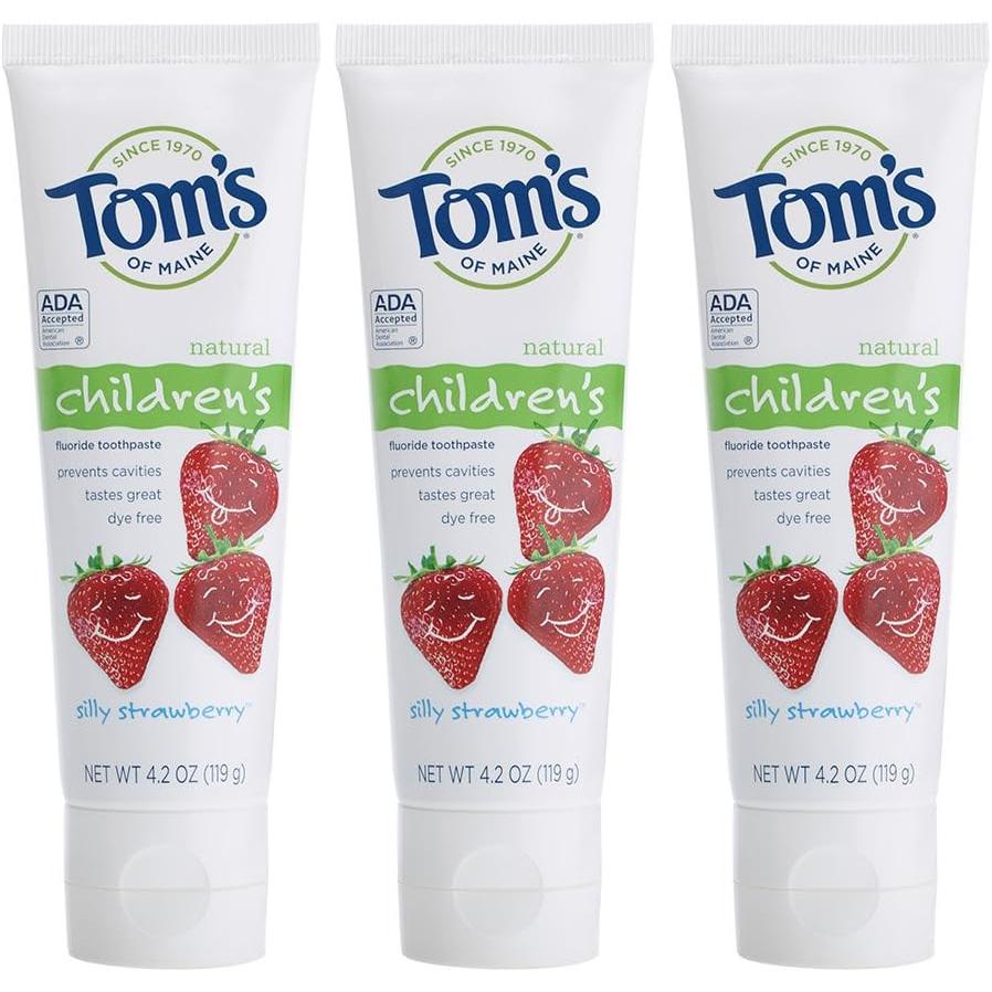 Tom's of Maine, Natural Children's Fluoride Toothpaste, Silly ...