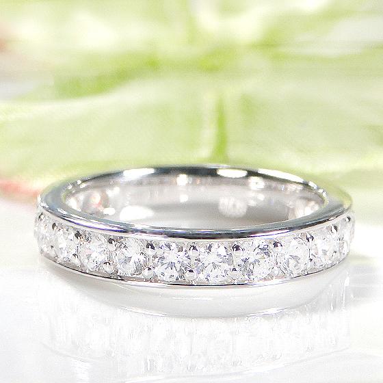 K18 WG PG YG 1.5ctUP ダイヤモンド フルエタニティ リング ジュエリー レディース 指輪 ダイヤ エタニティ 1.5ct フチあり 送料無料 刻印無料 SAR0192 ...