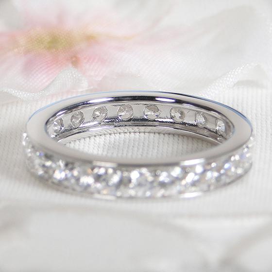 K18 WG PG YG 1.5ctUP ダイヤモンド フルエタニティ リング ジュエリー レディース 指輪 ダイヤ エタニティ 1.5ct フチあり 送料無料 刻印無料 SAR0192 ...