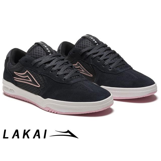 ラカイ Lakai ATLANTIC CHARCOAL/PINK SUEDE アトランティック チャコール/ピンク スエード スケート ...