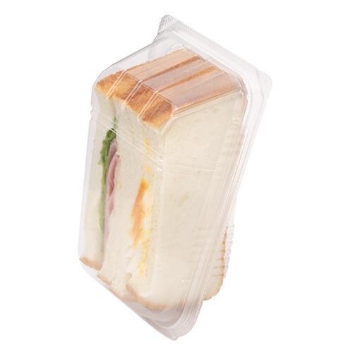 「SW−9」「枚単価 30円×100枚」サンドイッチケース 使い捨て 弁当箱 業務用 サンドイッチ サンドウィッチ フードパック テイクアウト ...