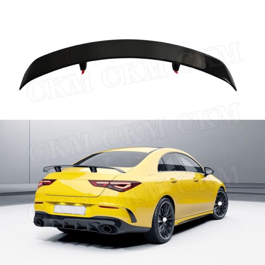 トランクリップスポイラー カスタム ベンツ W118 C118 CLA35 CLA180 CLA200 CLA250 CLA45 AMG ライン GTスタイル 2019-2024 ...