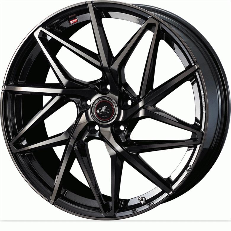 WEDS LEONIS IT 1880+42 5-114.3 Φ73 PBMC/TI ヤリス A10系 (GRヤリス/RZ)対応 weds アルミホイール [504] : スーパーブブ ...