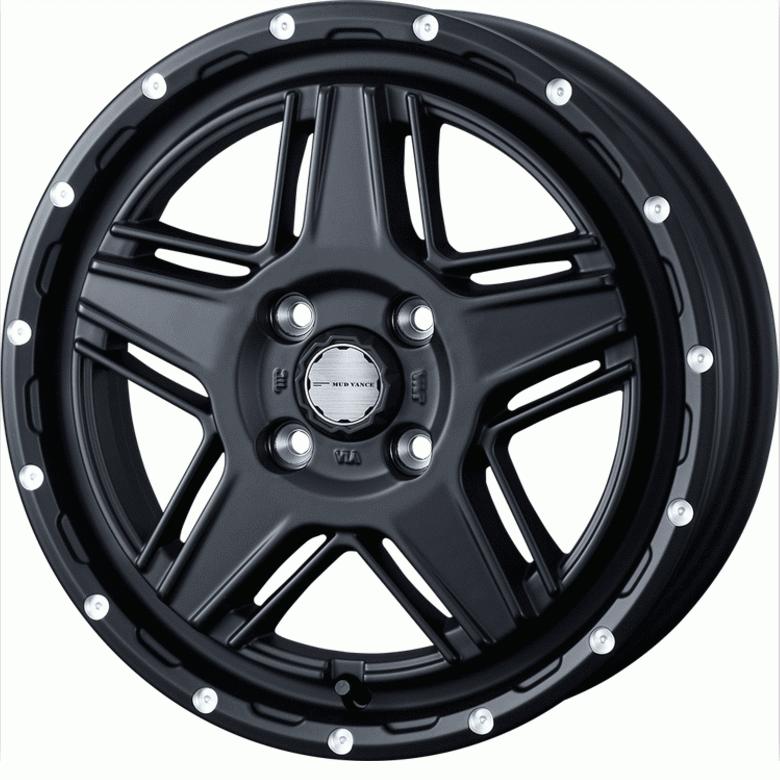 WEDS ADVENTURE MUD VANCE 07 1240+40 4-100 FMBK weds アルミホイール [510] : スーパーブブ - 通販 - Yahoo!ショッピング