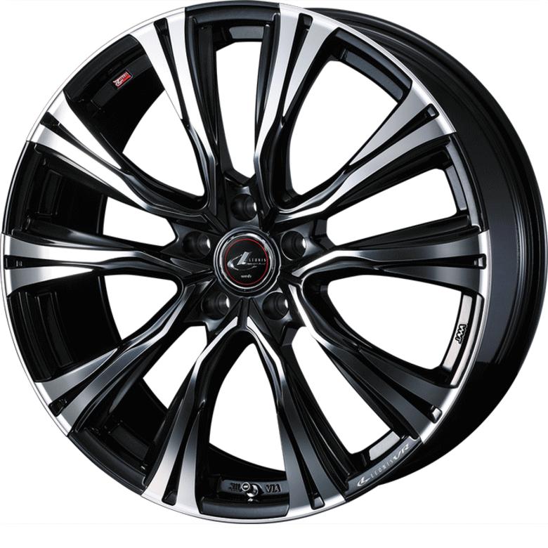 WEDS LEONIS VR 1880+42 5-114.3 Φ73 PBMC weds アルミホイール [510] : スーパーブブ - 通販 - Yahoo!ショッピング