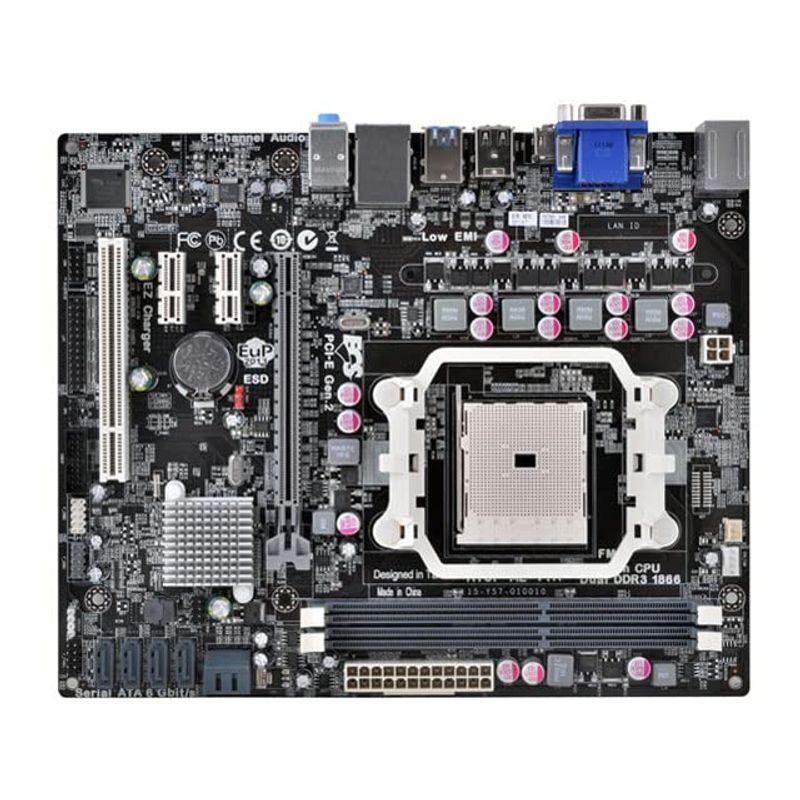 「ECS A75F-M2」 Socket FM1 MicroATX マザーボード : スカーレット2021 - 通販 - Yahoo!ショッピング