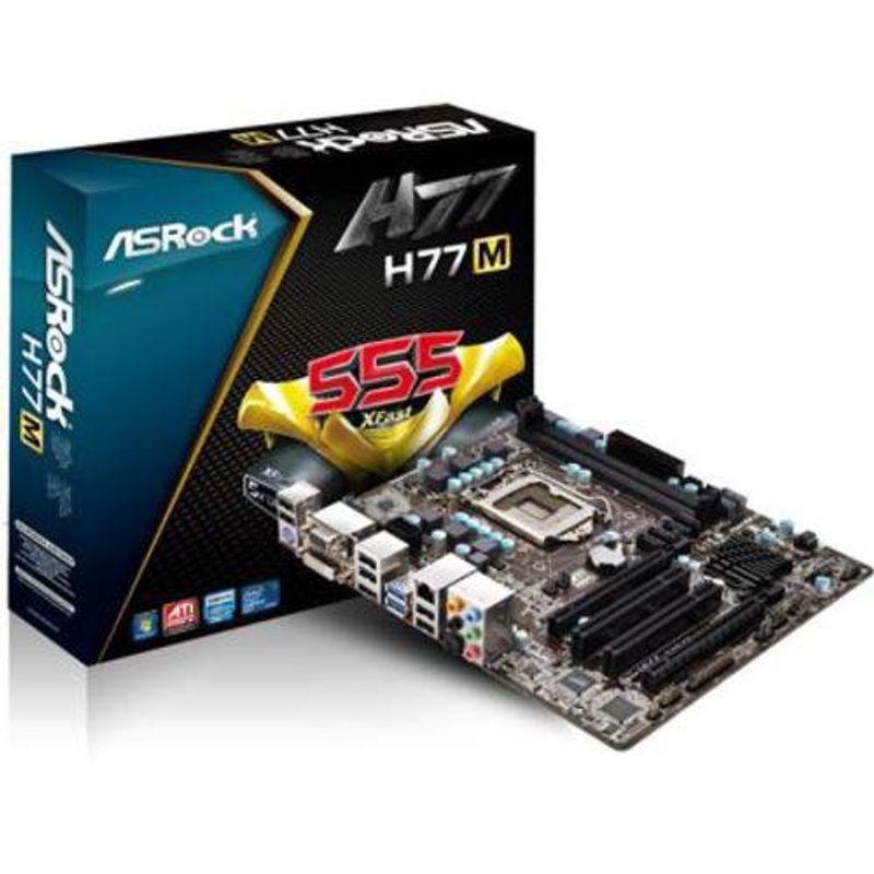 ASRock DDR3 1333 Intel - LGA 1155 マザーボード (H77M) :20230607124521-00292 ...