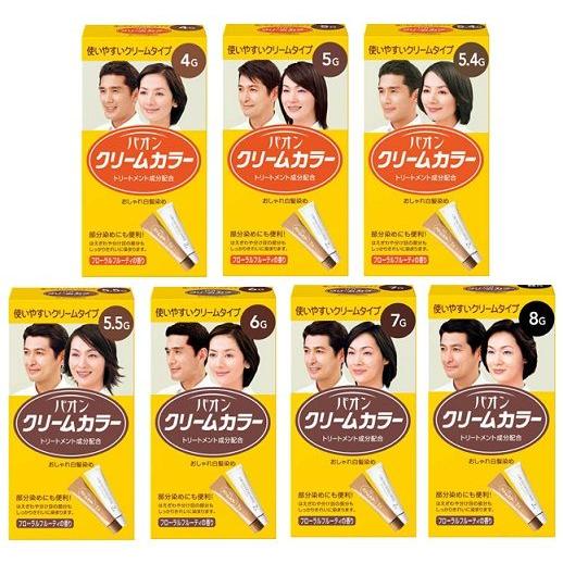 【７２個セット】 パオンクリームカラー 5．5G 1セット ×７２個セット　１ケース分 【dcs】 パオン クリームカラー (1セット) おしゃれ白髪染め : SCB - 通販