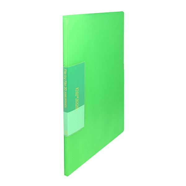 ビュートン スリムクリヤーブック 20ポケット FCB-A4-20C ライトグリーン [02] 〔合計1100円以上で購入可〕 : スクールサプライ - 通販 - Yahoo!ショッピング
