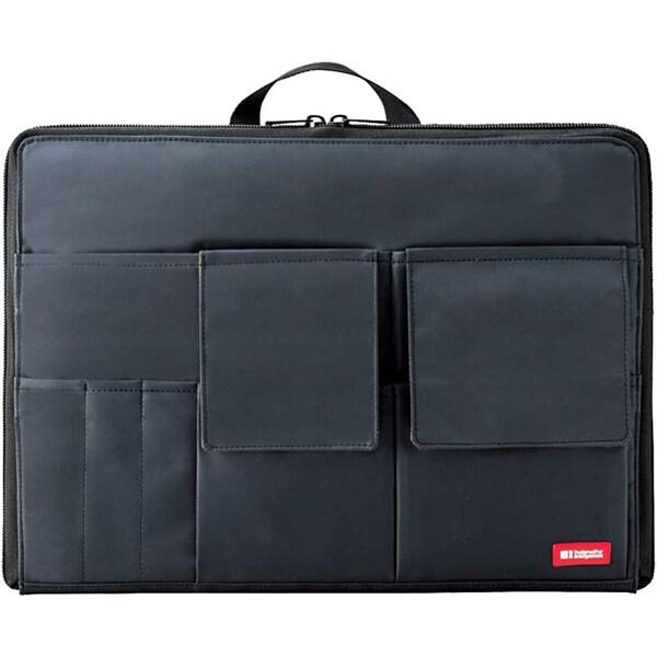 LIHIT バッグ イン ワイドA4 A-7559-24 黒 [02] 〔メール便 送料込価格〕 : スクールサプライ - 通販 - Yahoo!ショッピング