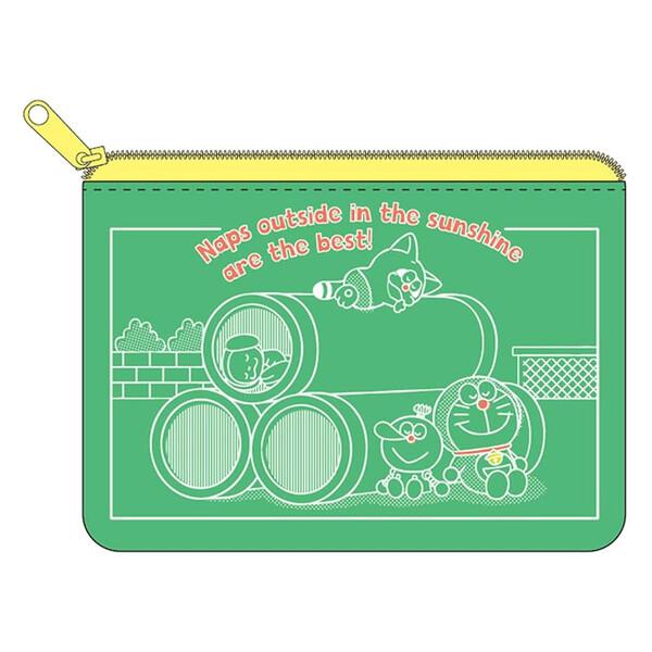 藤子・F・不二雄 生誕90周年記念 ティッシュポーチ グリーン ファスナーポケット付 ドラえもん/コロ助/チンプイ 人気 かわいい [02] 〔合計1100円以上で購入可〕 : スクール ...