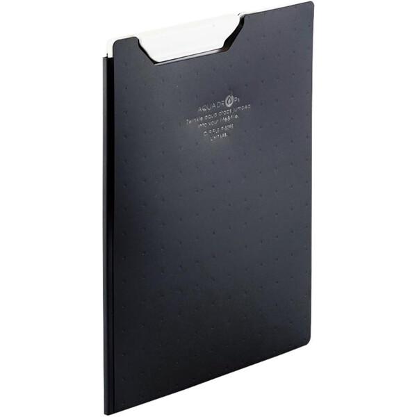 リヒトラブ AQUA DROPs クリップファイル A5サイズ 黒 F5065-24 [02] 〔合計1100円以上で購入可 ...