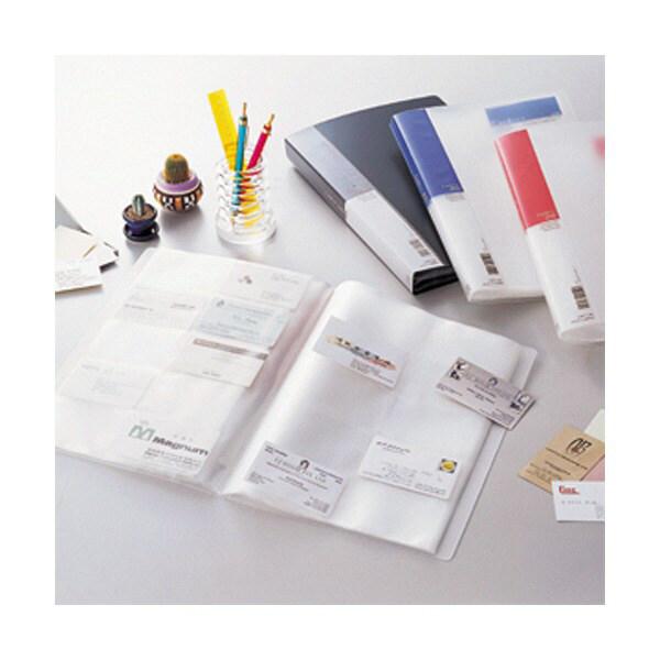 リヒトラブ 名刺ファイル A4サイズ 400枚 藍 A945アイ [02] 〔合計1100円以上で購入可〕 : スクールサプライ - 通販 - Yahoo!ショッピング