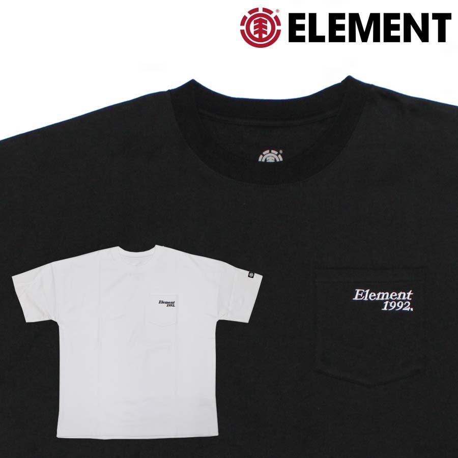 ELEMENT 正規品 ELEMENNT メンズ ヘビーウェイト 半袖 Tシャツ BE021-200 TOUGH POCK SS 吸水 速乾 ゆったり エレメント BE021200 ドロップ ...