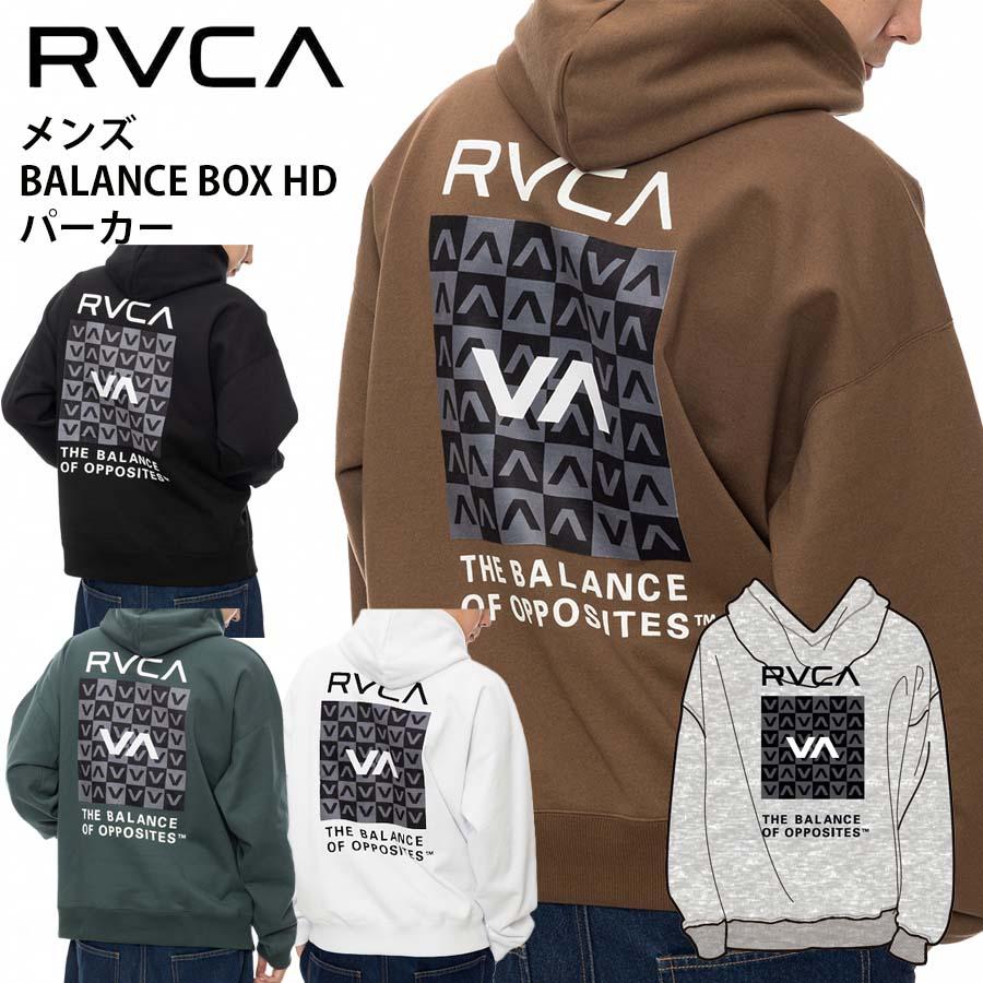RVCA（ルーカ） 正規品 メンズ 裏起毛 パーカー BE042-040 BALANCE BOX