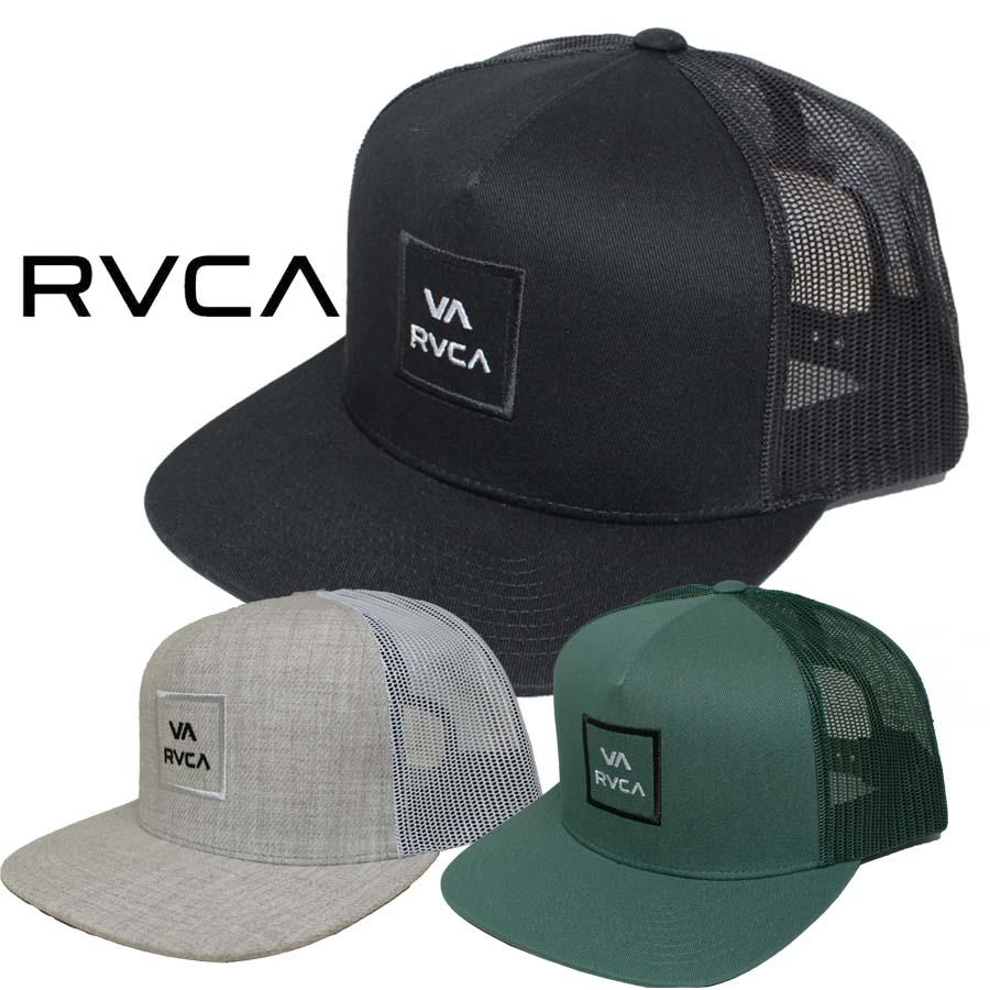 RVCA 正規品 ルーカ メンズ メッシュキャップ 帽子 平ツバ CAP BF041-928 VA ALL THE WAY TRUCKER ...
