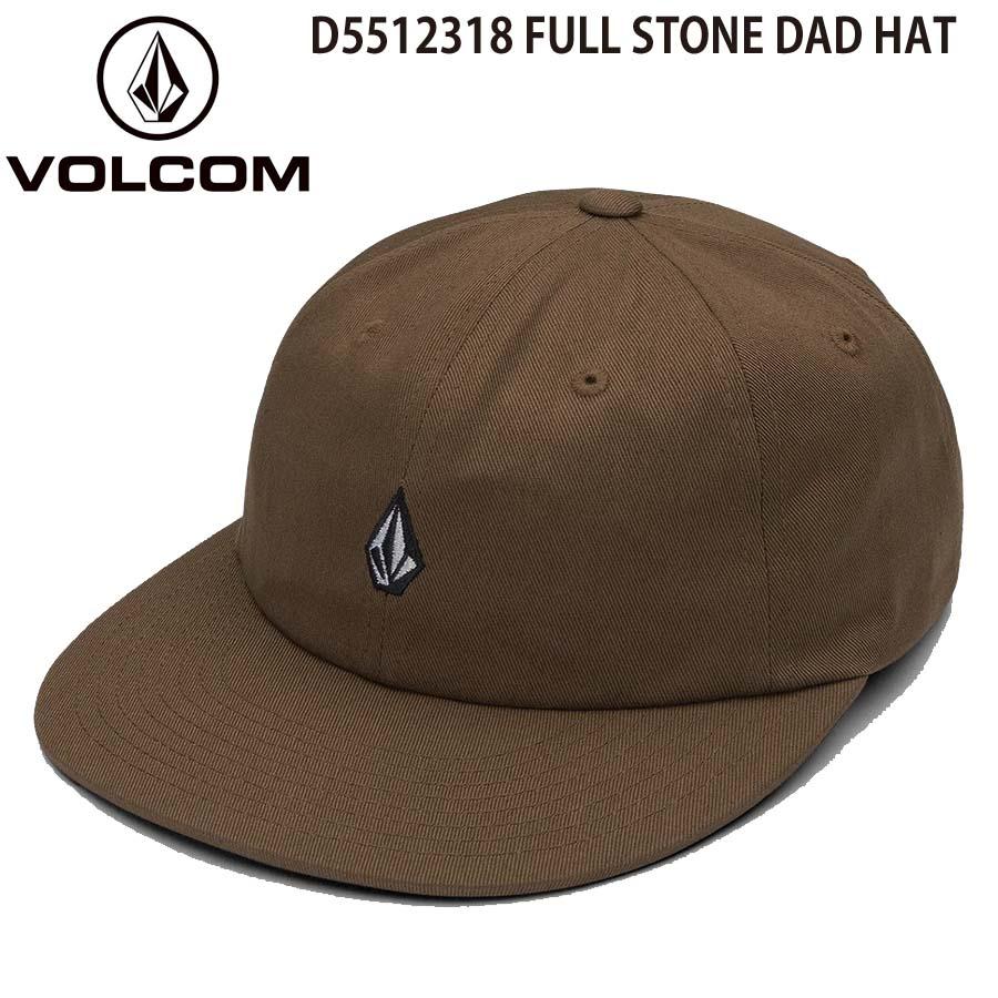 VOLCOM 正規品 ボルコム メンズ ローキャップ フラットバイザー 平ツバ CAP 帽子 D5512318 FULL STONE DAD ...
