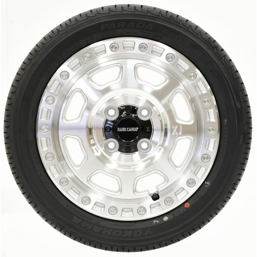 ハードカーゴ MLJ XTREME-J XJ07 × PARADA PA03 タイヤホイール5本セット グロスブラック 黒 ダイハツ スズキ ホンダ HC-XJPP5-BK : hc ...
