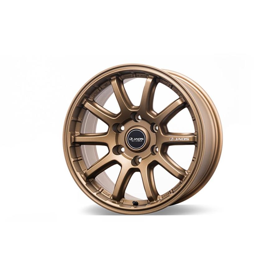 JAOS ホイール1本 TRIBE CROSS 17x8.0J 6H 139.7 +20 チタニウムゴールド (TIGD) : エスクリエイト ...