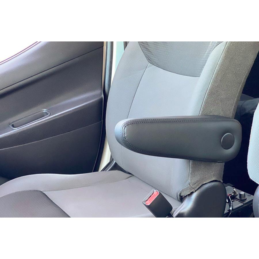 レガンス NV200 バネット バン フロントシート アームレスト 無段階タイプ 運転席用 レザーブラック / LEGANCE ジェイクラブ J-CLUB : エスクリエイト - 通販 ...