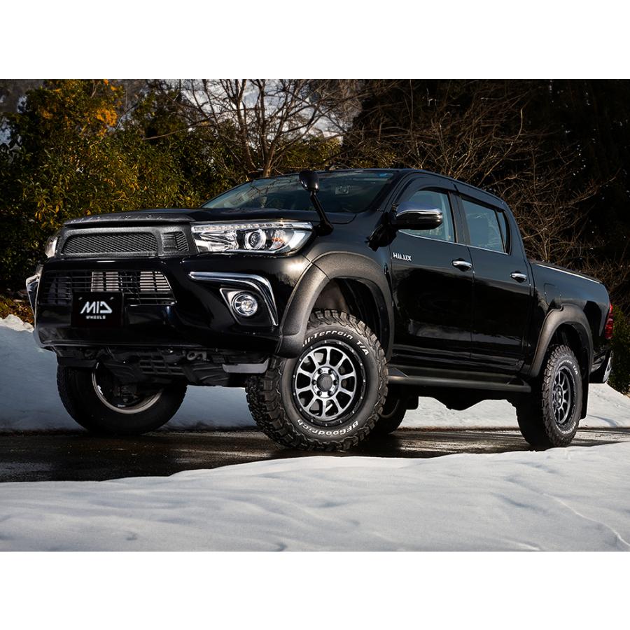 マルカサービス MIDオフロード M10 アルミホイール1本 17x8.5J 6H 135 ＋10 セミグロスブラック/17インチ NITRO POWER ナイトロパワー : エスクリエイト ...