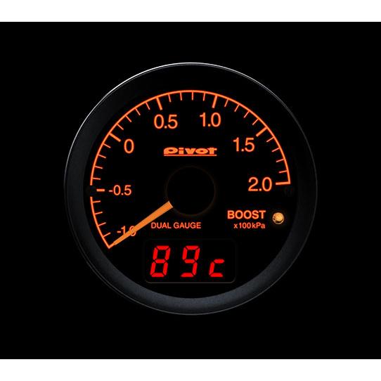 ピボット ブースト計 φ60 DRX-BO OBDタイプ オレンジ照明/pivot : エスクリエイト - 通販 - Yahoo!ショッピング