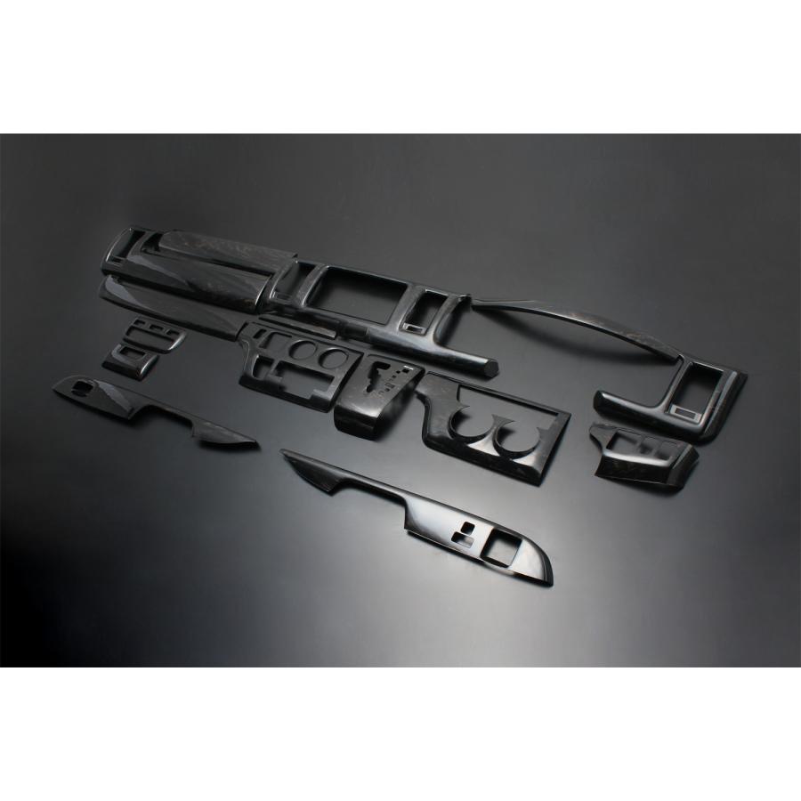 ハイエース 200系 1-3型(標準) マホガニー調黒木目 (15ピース[15P]) 3D立体インテリアパネル / FEGGARI ルナ インターナショナル : エスクリエイト - 通販 ...
