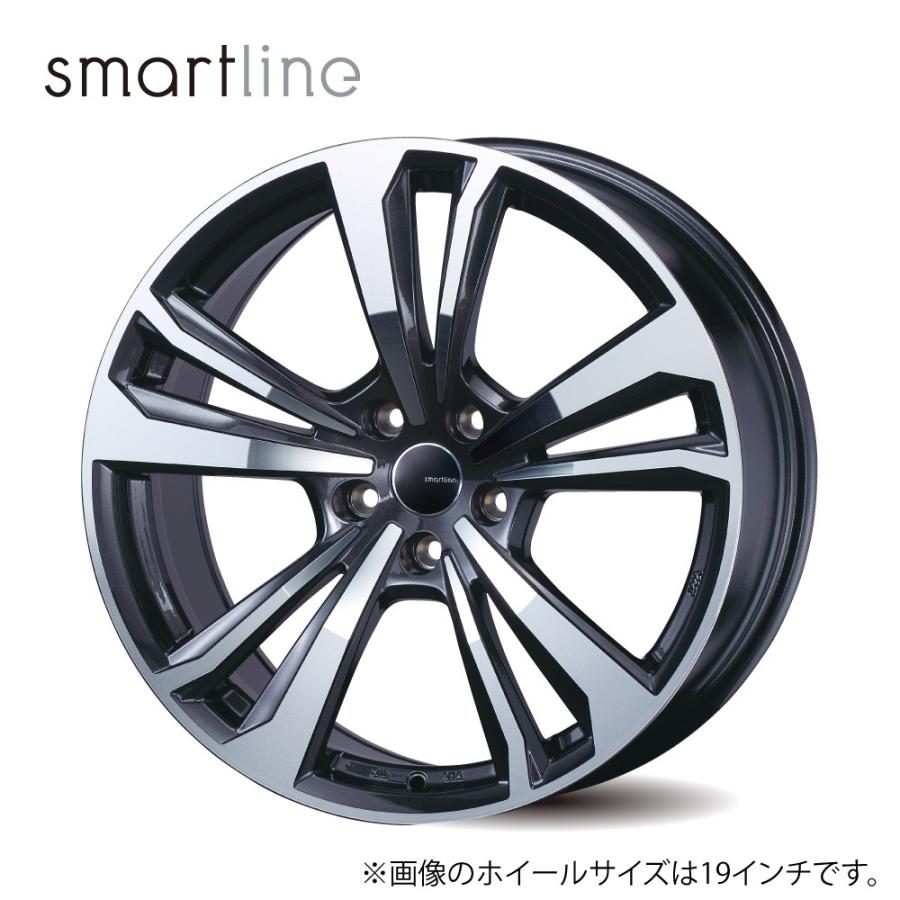 TAS スマートライン 365 ホイール1本 19x7.5J 5H 108 +49 ガンメタリック/ポリッシュ / 19インチ ...