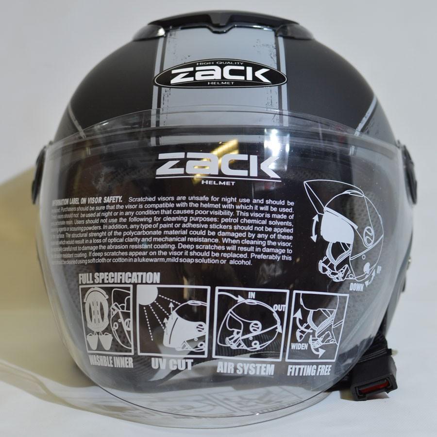 ZACK ヘルメット【MAD BK/GRY】 : SCSウェブストア - 通販 - Yahoo!ショッピング