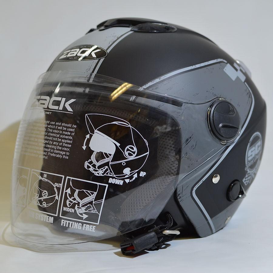 ZACK ヘルメット【MAD BK/GRY】 : SCSウェブストア - 通販 - Yahoo!ショッピング
