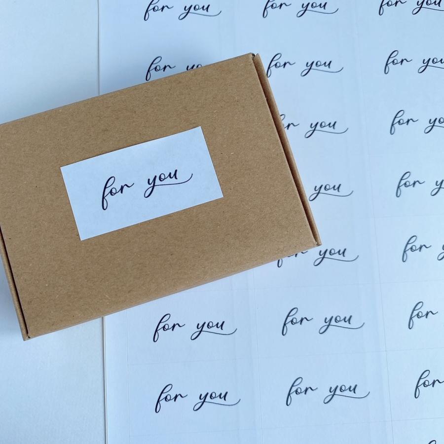 For youシール 筆記体 シンプル 44枚 NO.1424 : se-label - 通販 - Yahoo!ショッピング