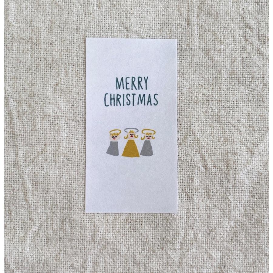 クリスマスシール Merry Christmas エンジェル クリスマスギフト ラッピングに たて 44枚 NO.1539 :1539:se-label - 通販 - Yahoo!ショッピング