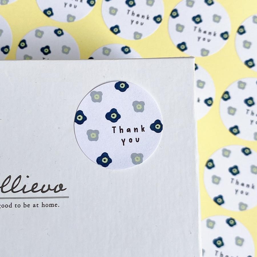 ありがとうございましたシール 北欧 花 3cm丸 48枚 NO.2154 : se-label - 通販 - Yahoo!ショッピング