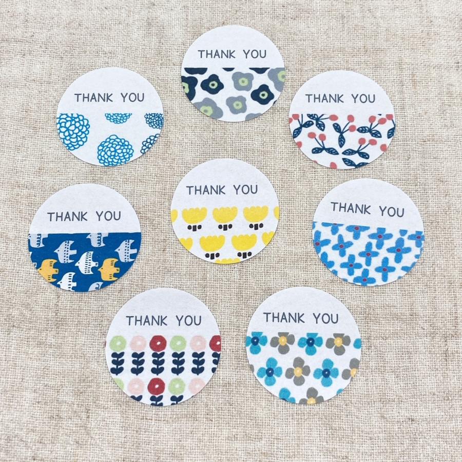 THANK YOUシール 北欧 8種類 3cm丸 48枚 NO.2356 : se-label - 通販 - Yahoo!ショッピング
