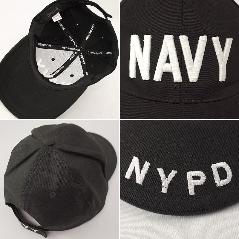 WEBプライス WESTROOPER ウエストルーパー 刺繍ロゴ入り コットンキャップ『ARMY』『NAVY』『NYPD』『SWAT』野球帽 ...